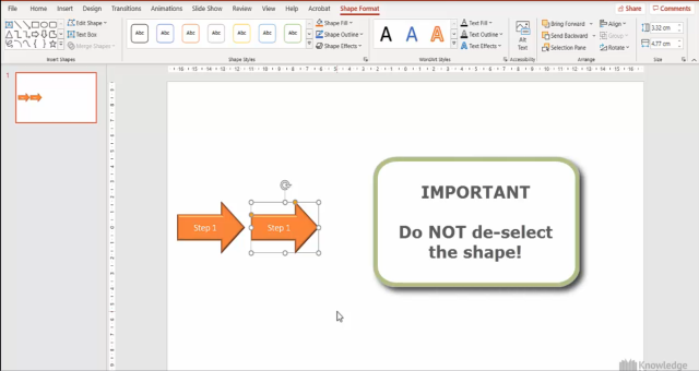 PowerPoint Tip – Quickly Create Duplicate Shapes | Knowledge Market