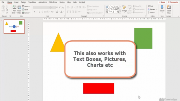 PowerPoint Tip – Quickly Select Multiple Shapes | Knowledge Market