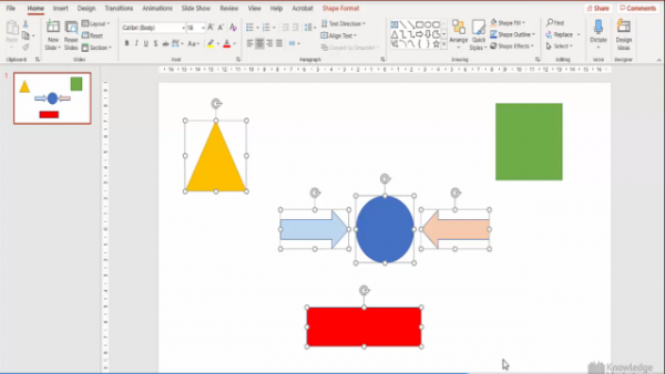 PowerPoint Tip – Quickly Select Multiple Shapes | Knowledge Market
