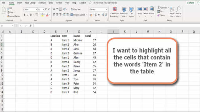 Excel Tip – Advanced Select Using Find | Knowledge Market
