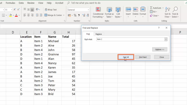 Excel Tip – Advanced Select Using Find | Knowledge Market