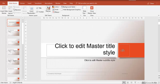 PowerPointTip – Shortcut to the Slide Master | Knowledge Market
